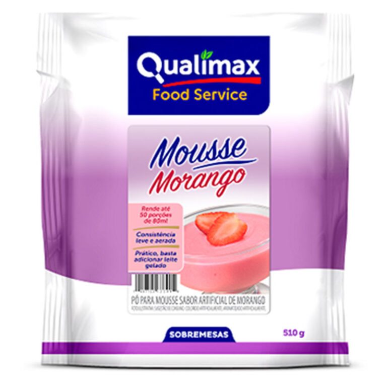 MOUSSE DE MORANGO QUALIMAX 510G – S.A. Alimentos