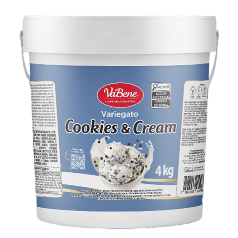 VARIEGATO COOKIES & CREAM VABENE 4KG – S.A. Alimentos